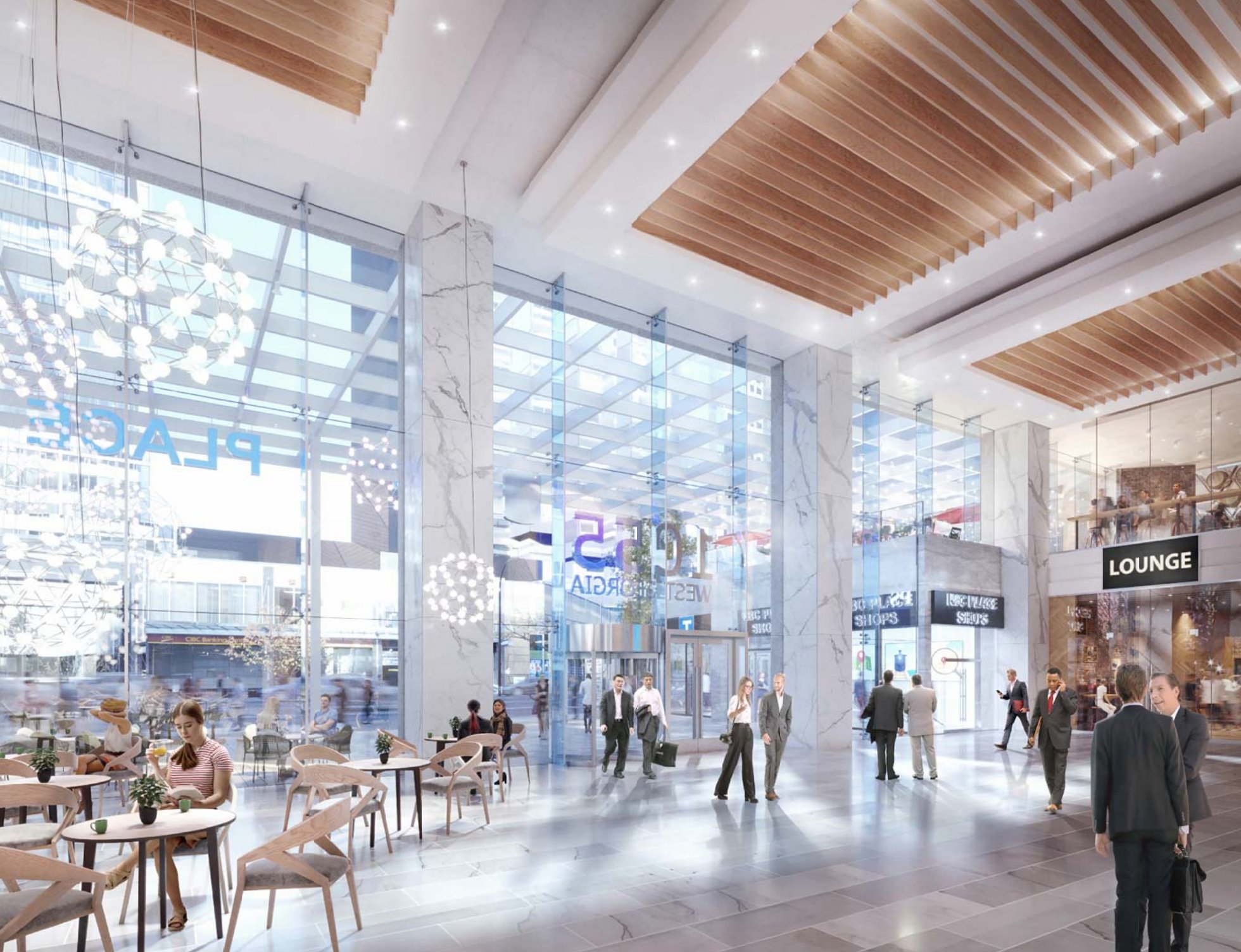 Facelift on the way for aging Royal Centre at West Georgia & Burrard ...